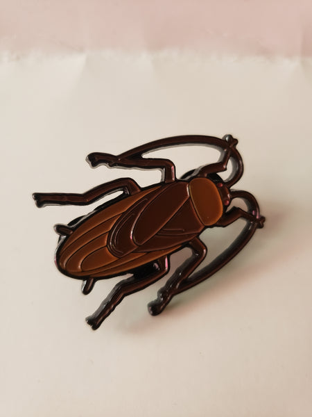 Cockroach Enamel Pin – Crash Bang Boom