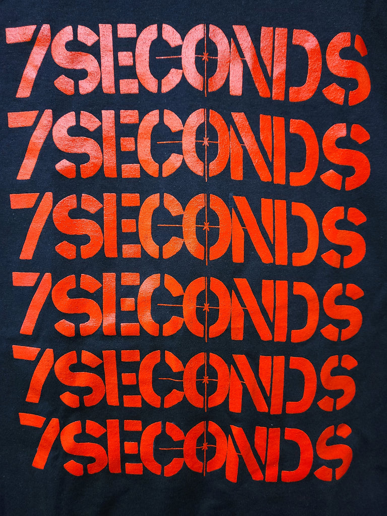 7 Seconds Stacked Logo T-Shirt – Crash Bang Boom